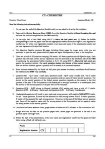 GATE 2012 Chemistry Question Paper – CSIR NET-JRF 2023-2024